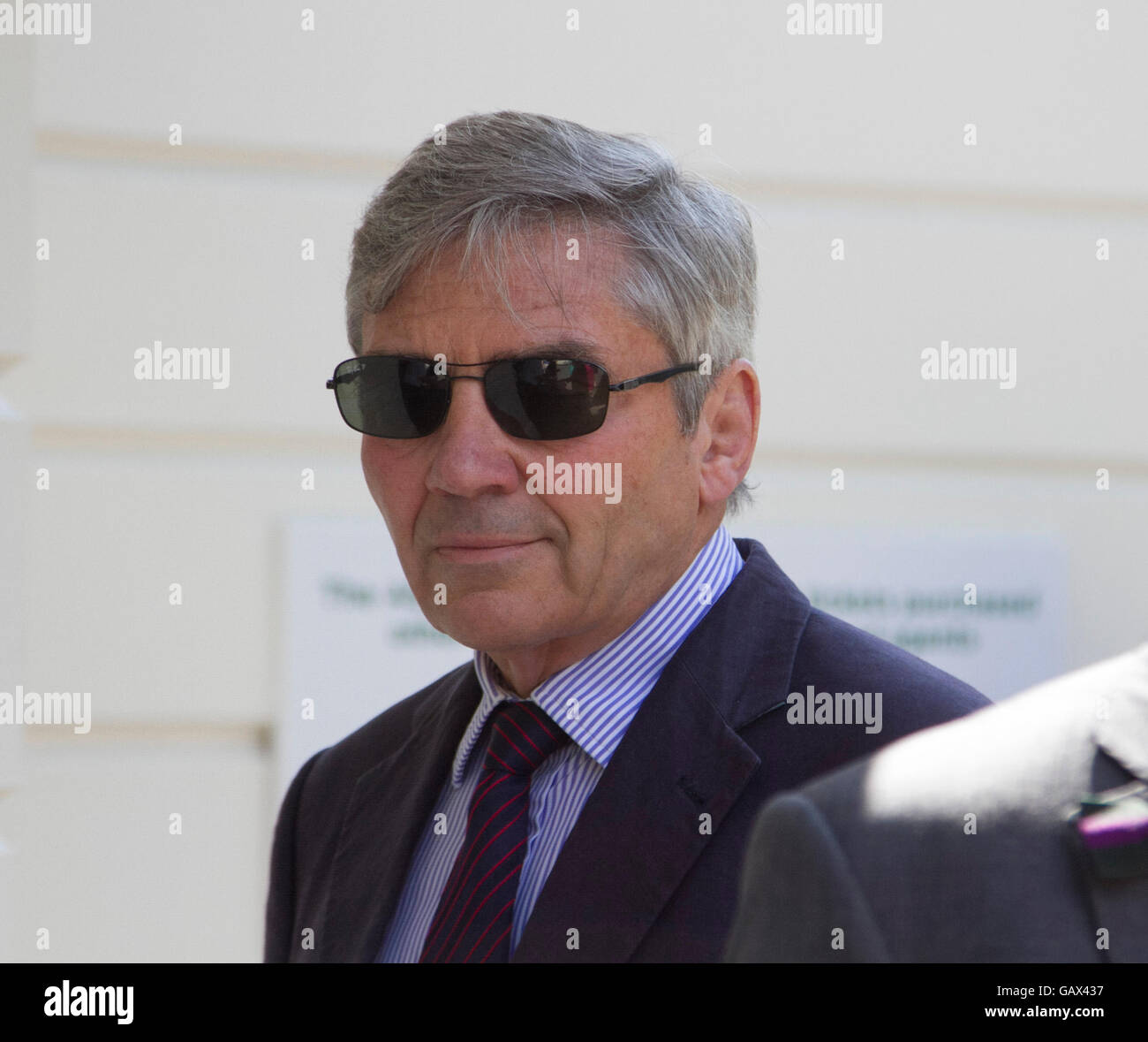 Wimbledon London, UK. 6th July 2016. Michael Middleton father to Kate ...