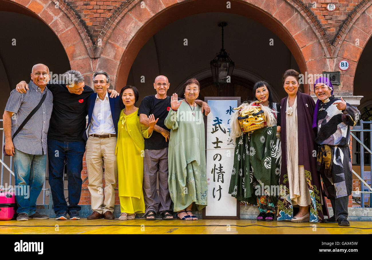 Turin, Italy. 5th July, 2016. Arsenal of Peace - Event "Living in ...