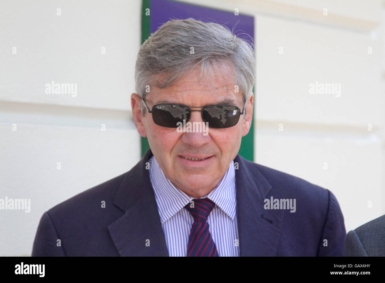 Wimbledon London, UK. 6th July 2016. Michael Middleton father to Kate ...