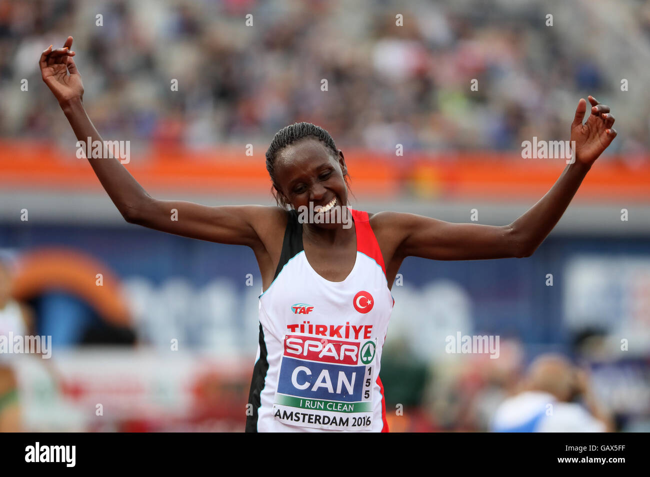 Amsterdam, The Netherlands. 06th July, 2016. Yasemin Can of Turkey ...