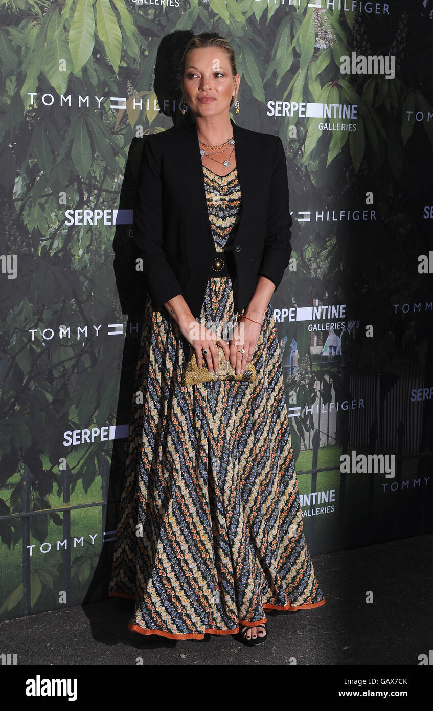 London, UK. 6th July, 2016. Kate Moss attends the Serpentine Summer ...