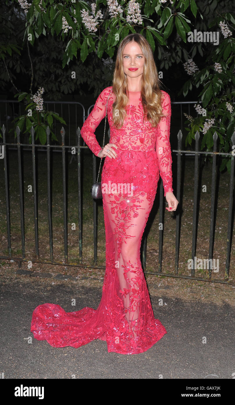 London, UK. 6th July, 2016. Alicia Rountree attends the Serpentine ...