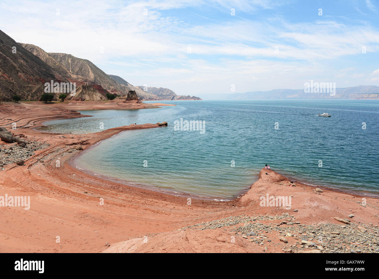 Yongjing, China's Gansu Province. 6th July, 2016. Water level of ...