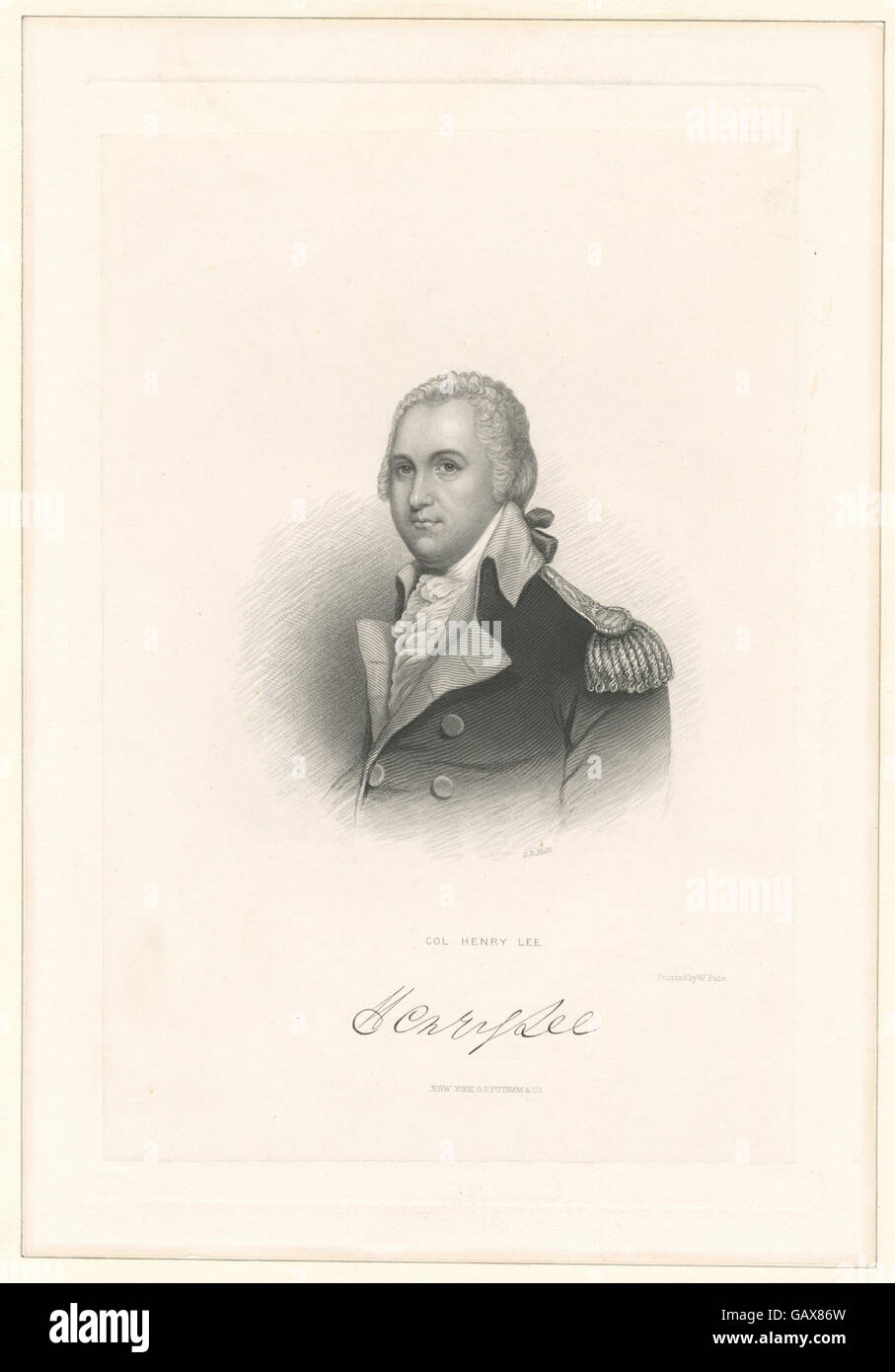 Colonel Henry Lee, an influential figure in early American military and ...