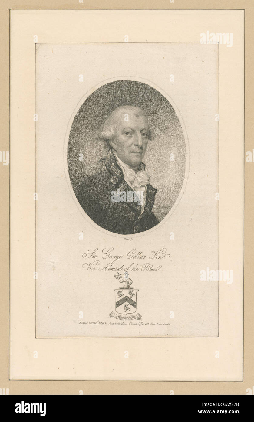 Sir George Collier was a distinguished Vice Admiral in the British Navy ...