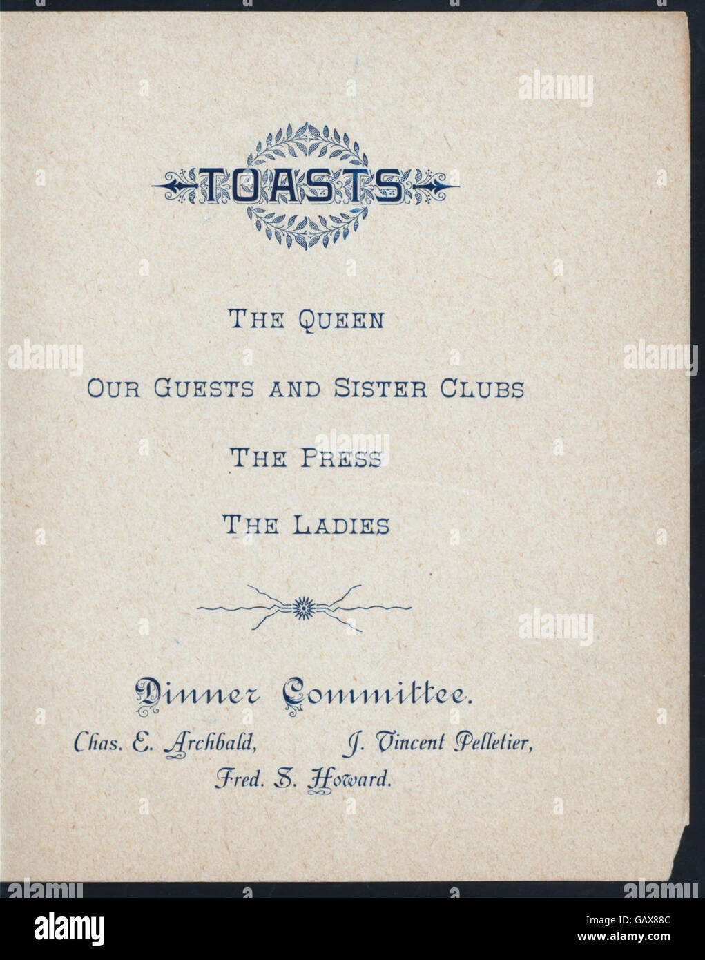 The 2nd Annual Dinner hosted by the Corinthian Sailing Club of Montreal ...