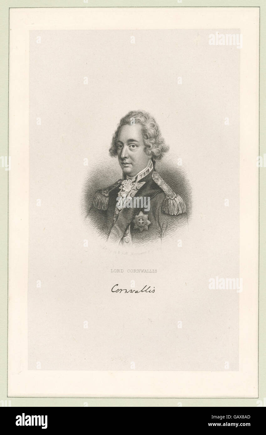 Lord cornwallis hi-res stock photography and images - Alamy
