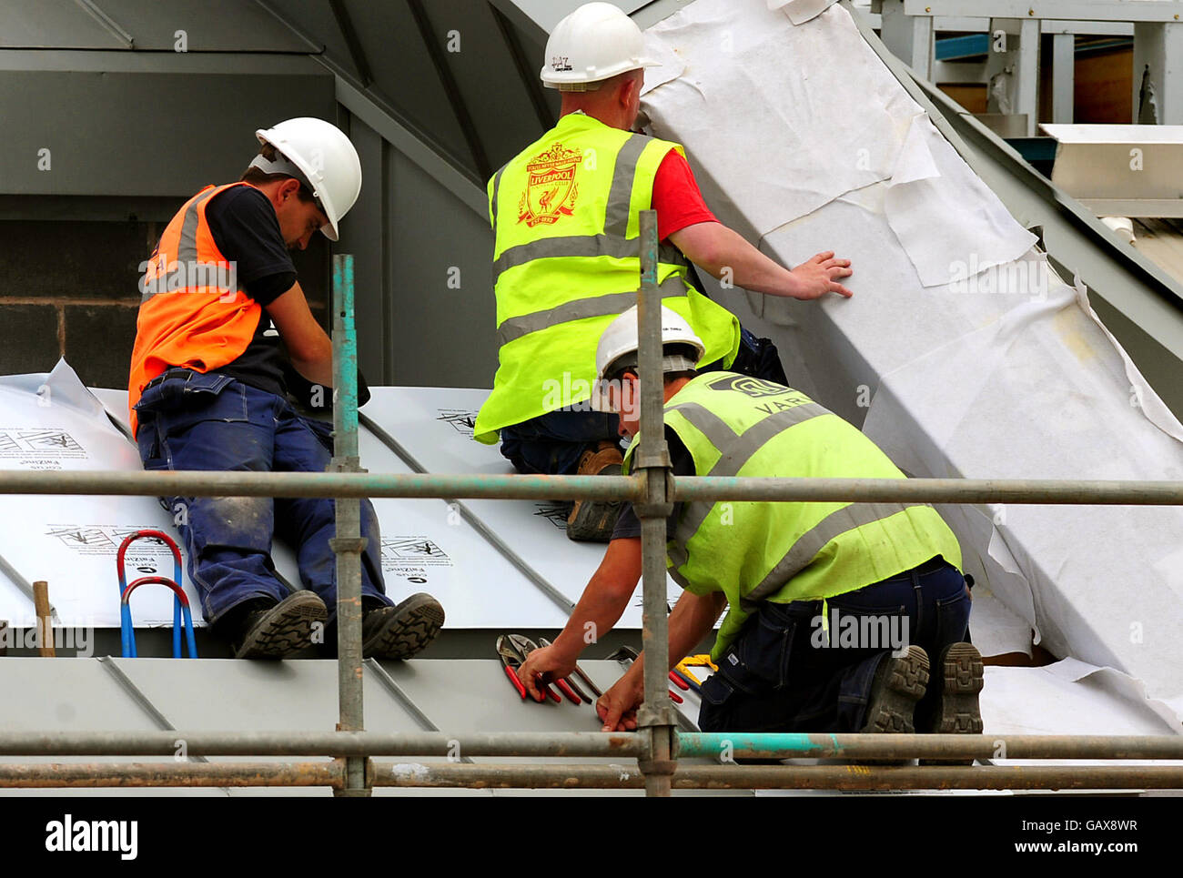 Construction Workers Feature. A general view of construction workers ...