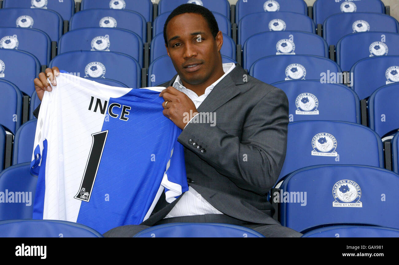 New Blackburn Rovers manager Paul Ince during the press conference at ...
