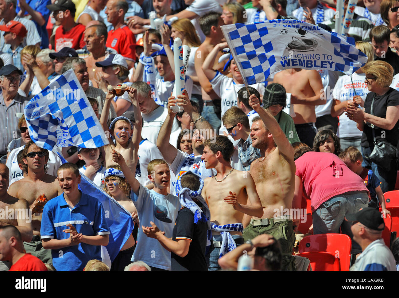 Soccer - FA Vase - Final - Kirkham & Wesham v Lowestoft Town - Wembley ...