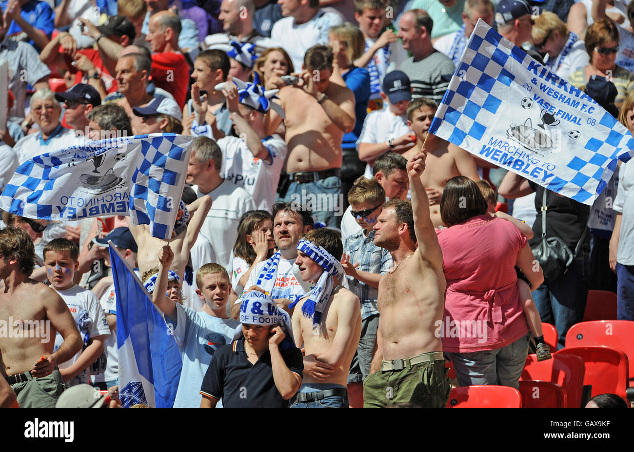 Soccer - FA Vase - Final - Kirkham & Wesham v Lowestoft Town - Wembley ...