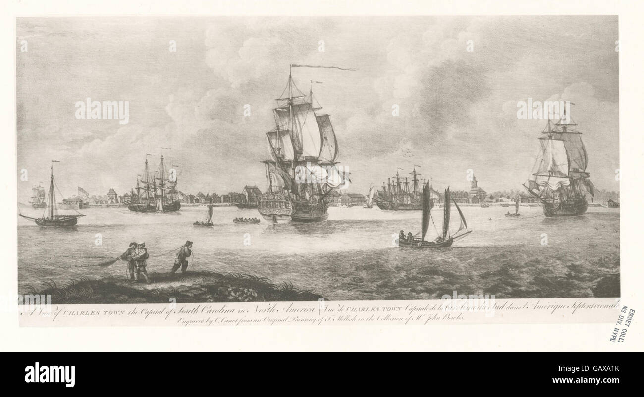 Charles Town, now Charleston, was the capital of South Carolina and an ...