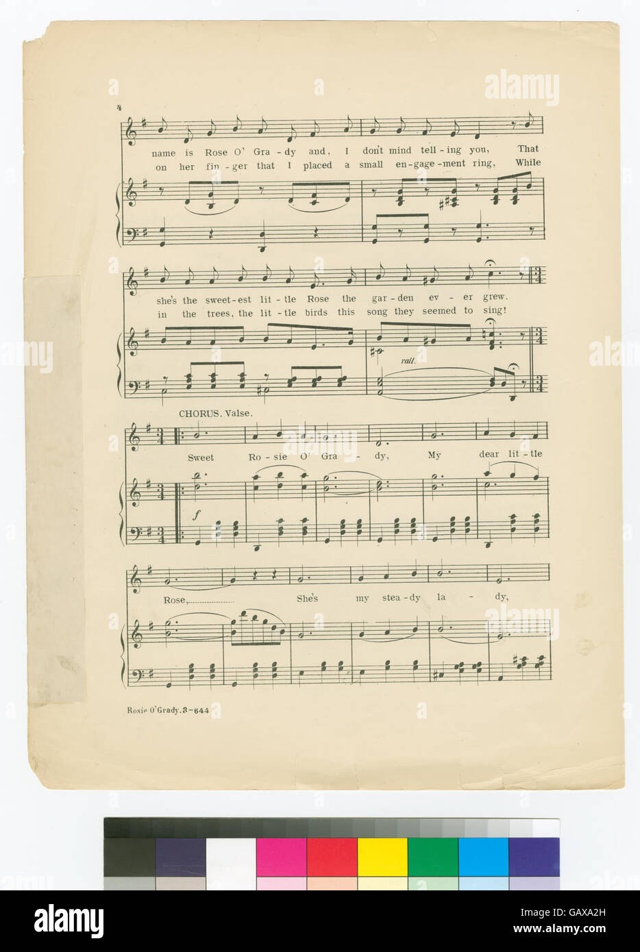 'Sweet Rosie O'Grady' is a classic Irish-American song, featuring ...