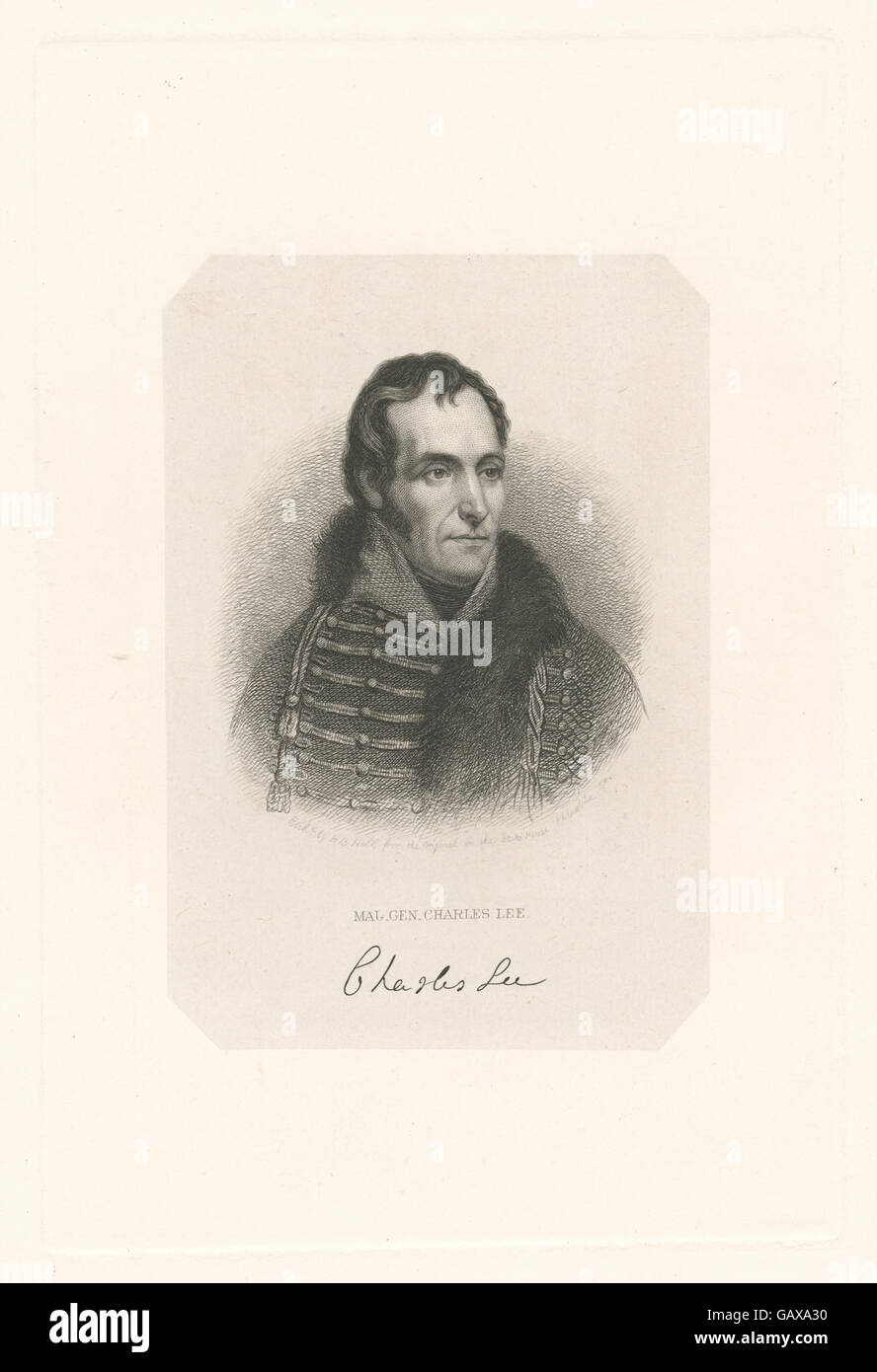 A portrait of Major General Charles Lee, an influential figure during ...