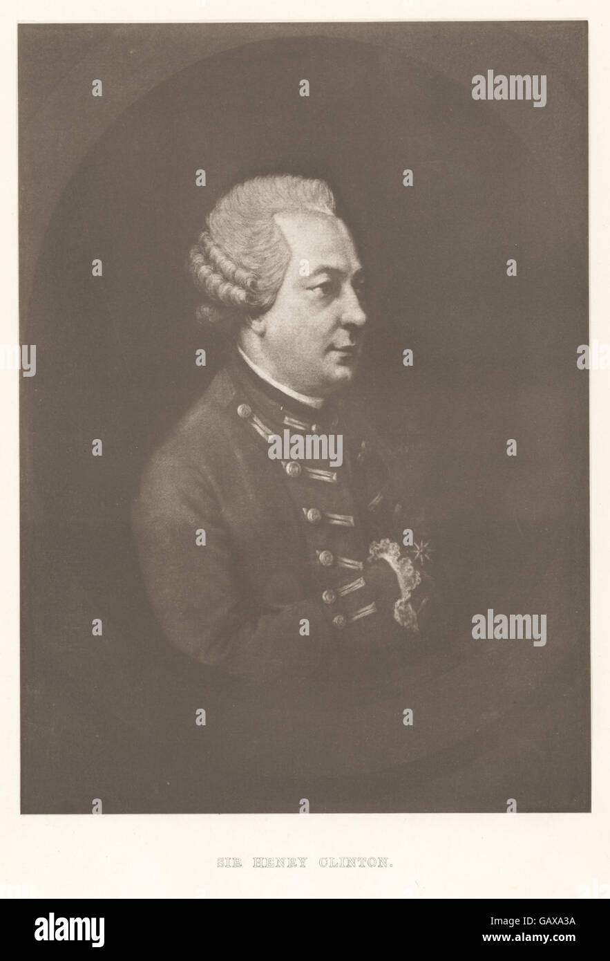 Sir Henry Clinton, a British general during the American Revolution ...