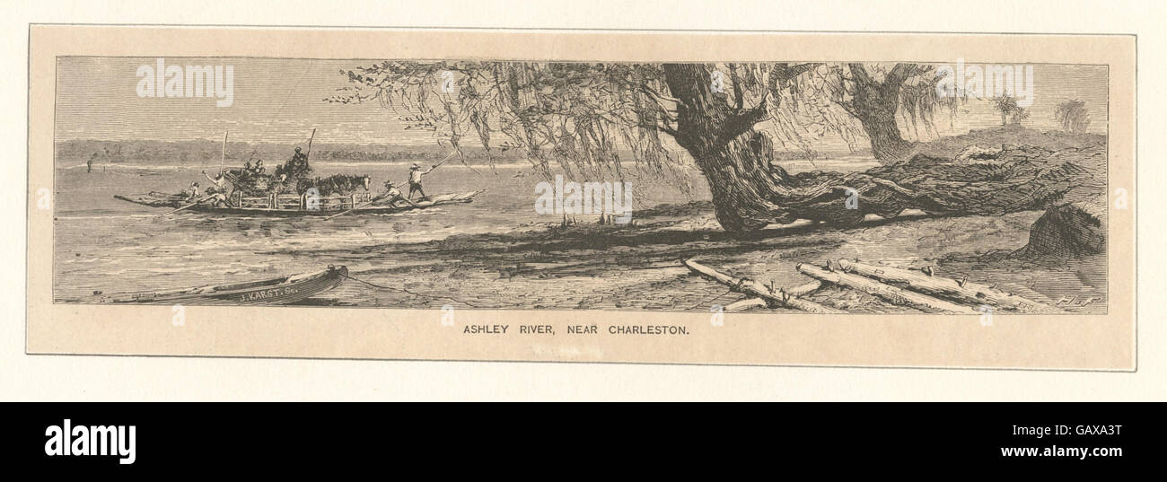 The Ashley River, located near Charleston, South Carolina, is a key ...