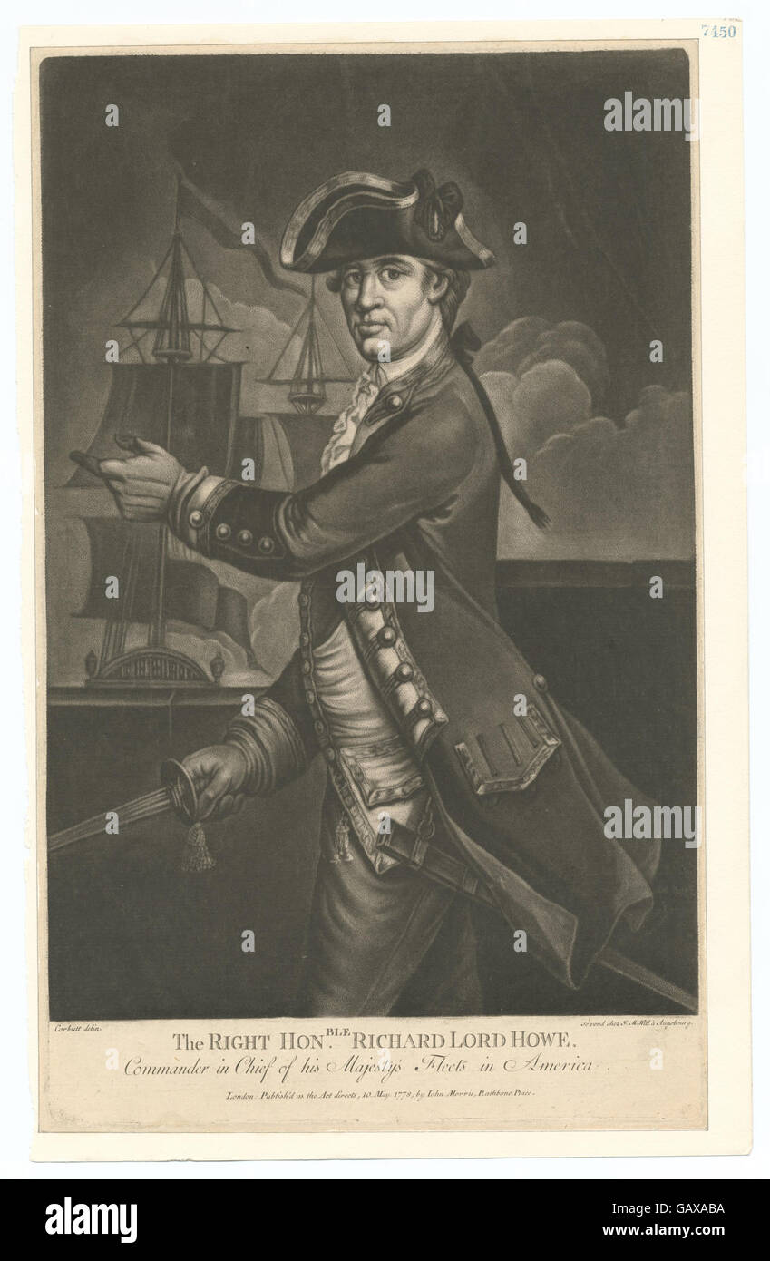 A reference to Richard Lord Howe, a prominent figure in British naval ...