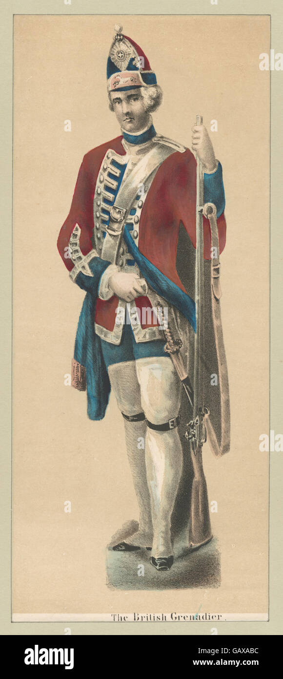 The British Grenadier refers to a famous British military song from the ...