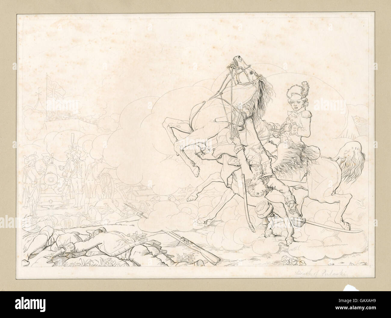 A historical reference to the death of Count Casimir Pulaski, a hero of ...