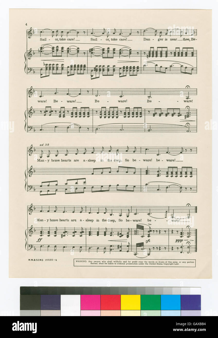 'Asleep in the Deep' is likely a song or poem reflecting on death, the ...