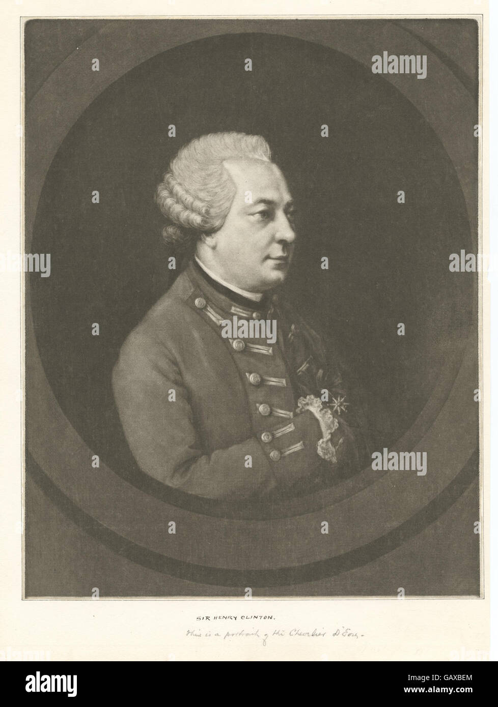Sir Henry Clinton was a senior British Army officer during the American ...