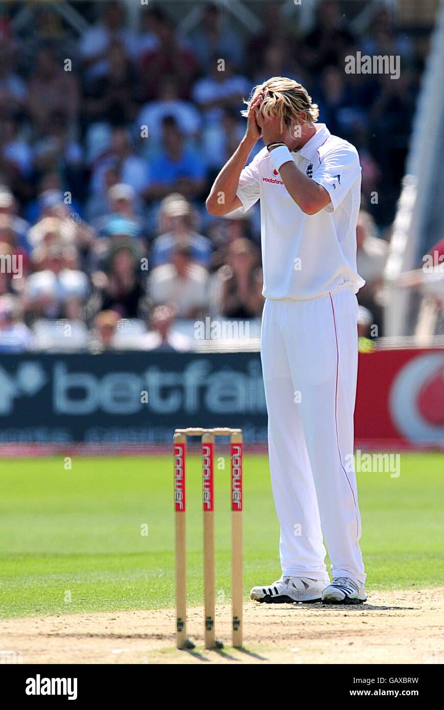 Cricket head in hands hi-res stock photography and images - Alamy