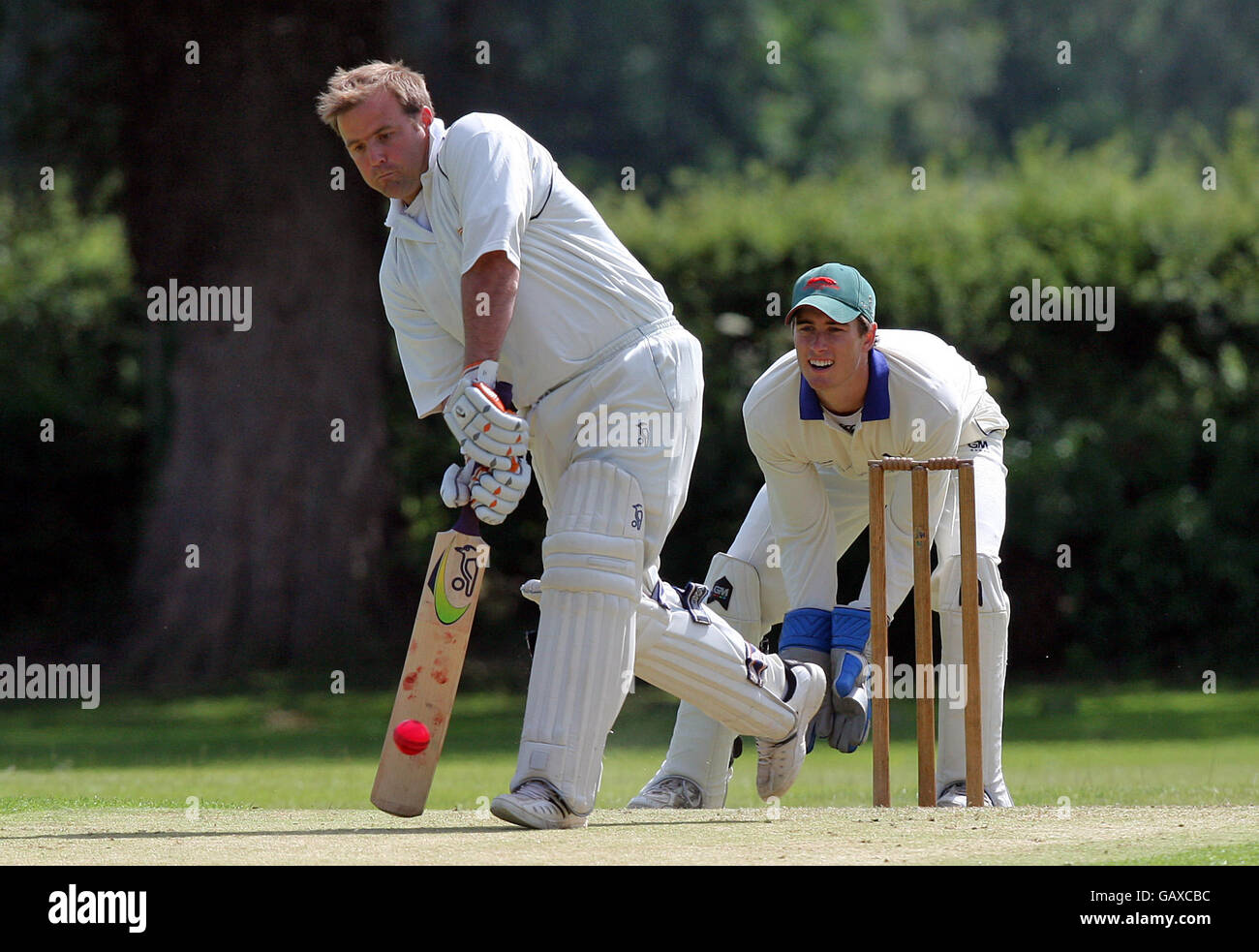 Gloucestershire cricket player Matthew Windows during a charity match ...