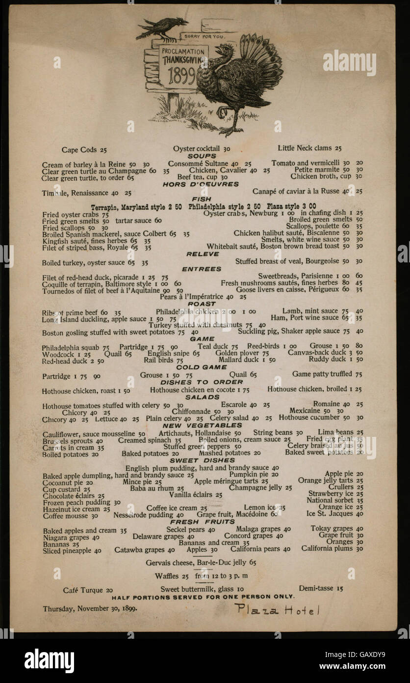 This image features the Thanksgiving Dinner event held at the Plaza ...