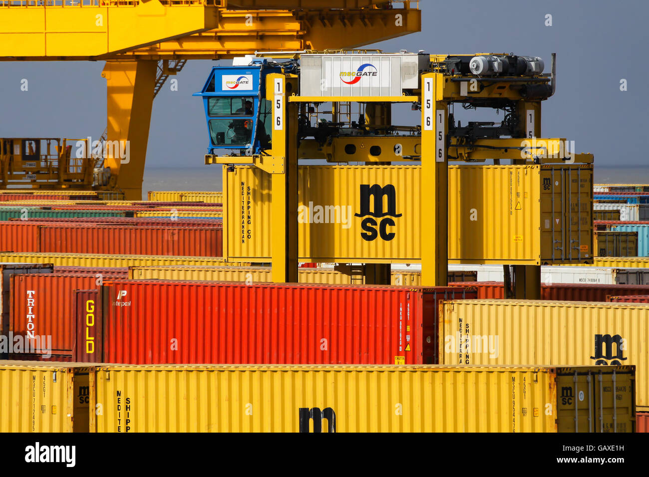 Container Terminal Gate High Resolution Stock Photography and Images ...