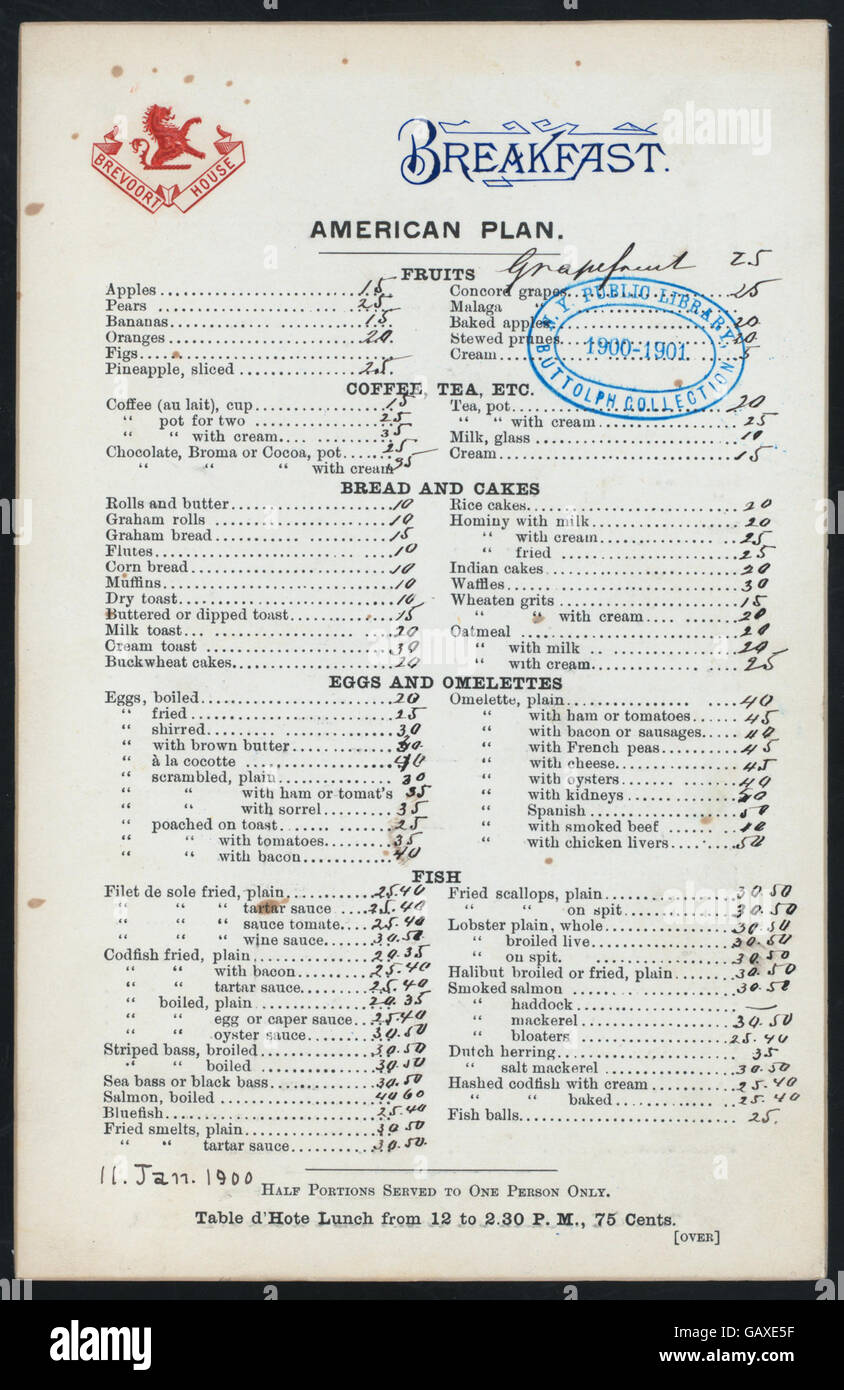 American breakfast 1920s hi-res stock photography and images - Alamy