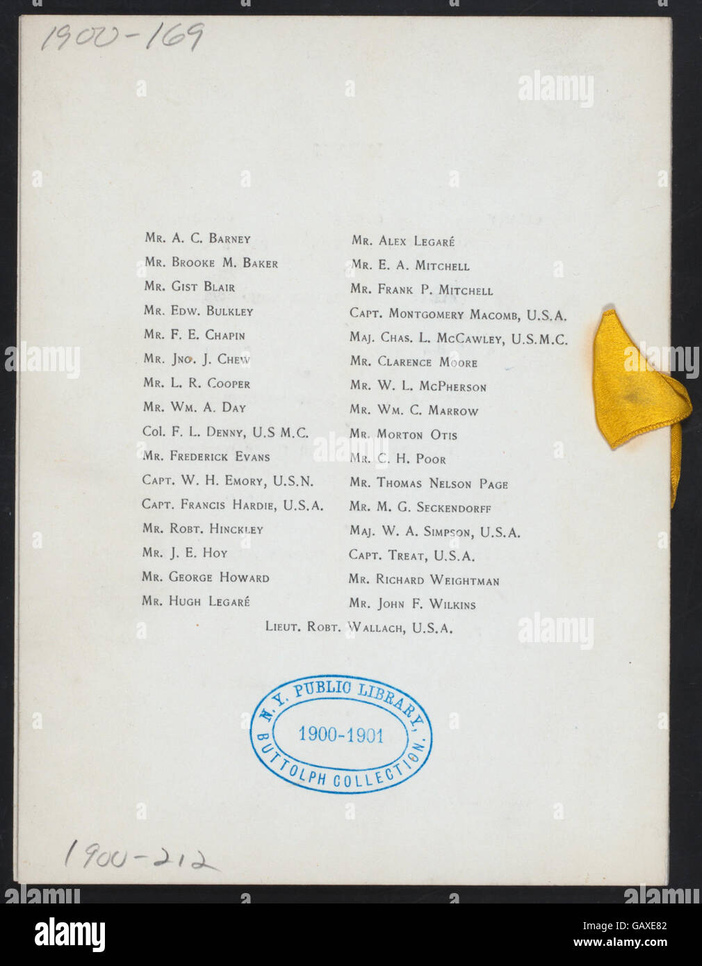 A formal dinner was held in honor of Colonel Francis Michler at the ...