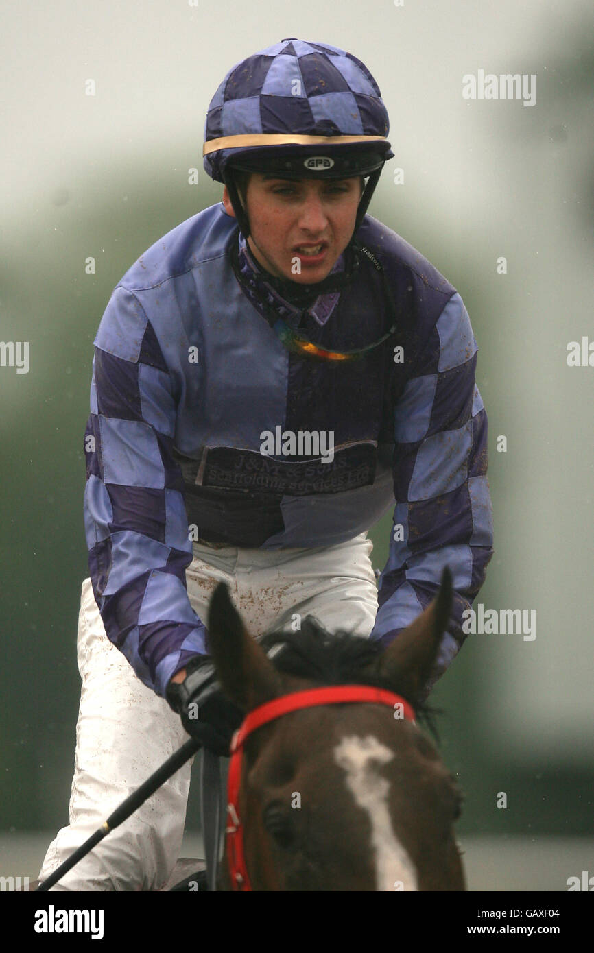 Horse Racing - Southwell Racecourse. Russell Kennemore, Jockey Stock ...