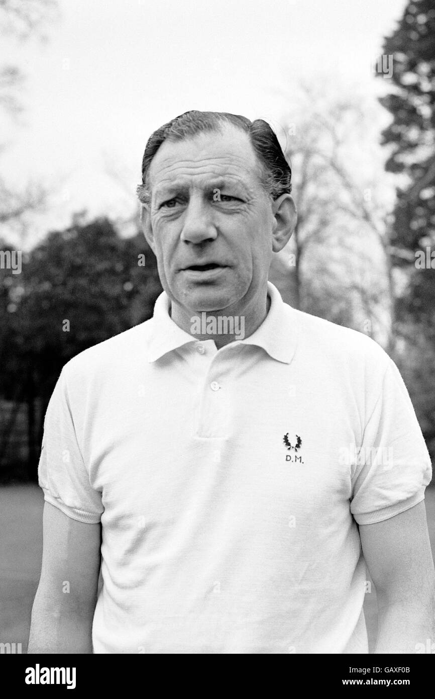 Tennis. Dan Maskell, LTA Coach Stock Photo - Alamy