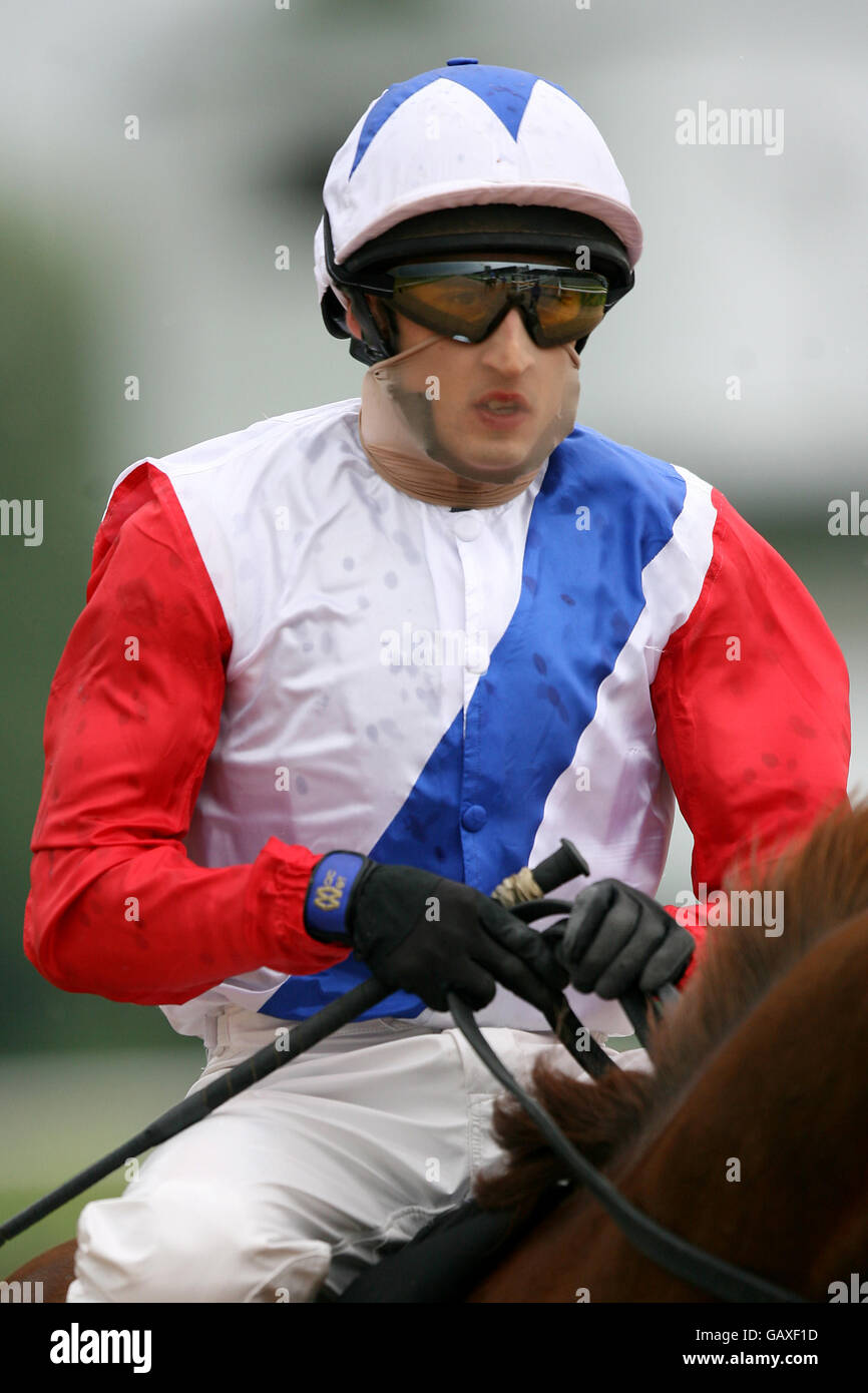Jockey chris catlin southwell racecourse hi-res stock photography and ...