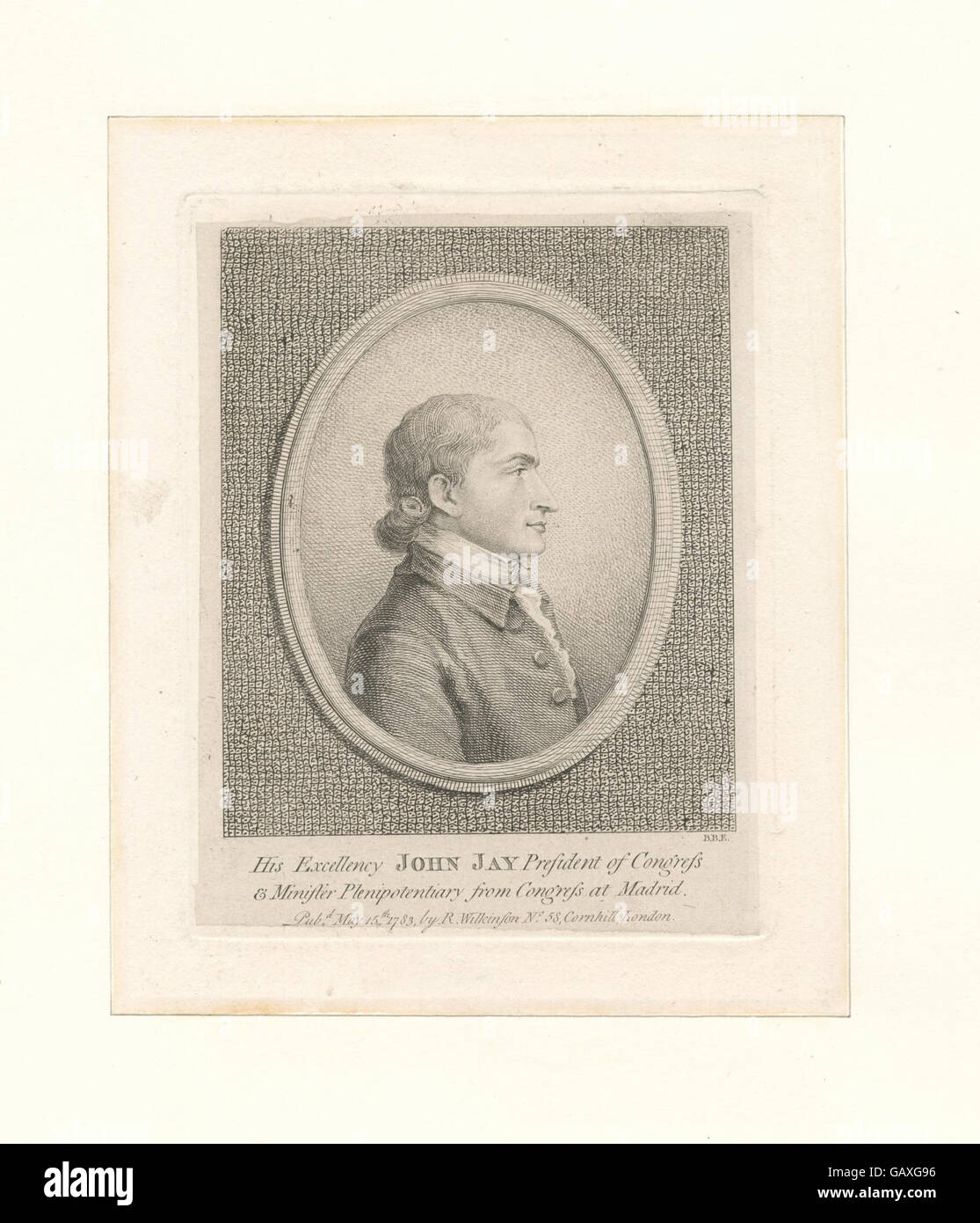 John Jay, a Founding Father of the United States and the President of ...