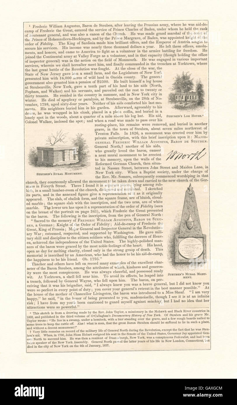 This image highlights Steuben's log house and its associated rural and ...