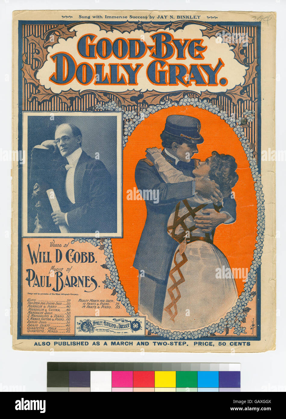 A photograph inspired by the song 'Good-bye Dolly Gray,' likely ...