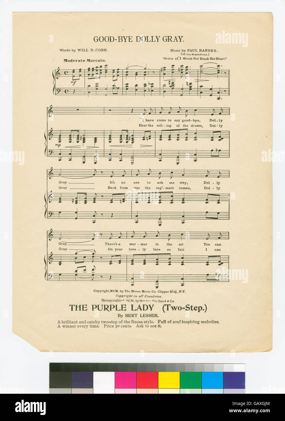 'Good-bye Dolly Gray' is a poignant song, likely reflecting the ...