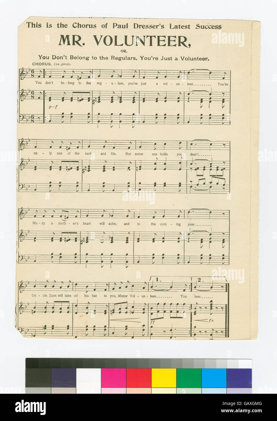 'Good-bye Dolly Gray' is a popular song from the 19th century, often ...