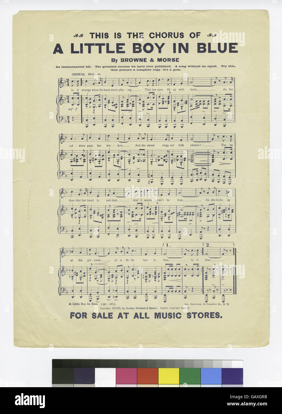'Good-bye Dolly Gray' is a popular traditional song, often associated ...