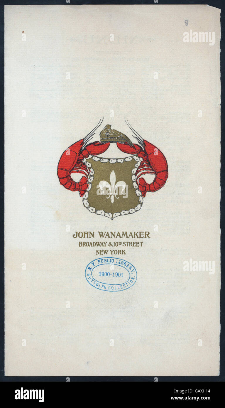 John Wanamaker High Resolution Stock Photography and Images - Alamy
