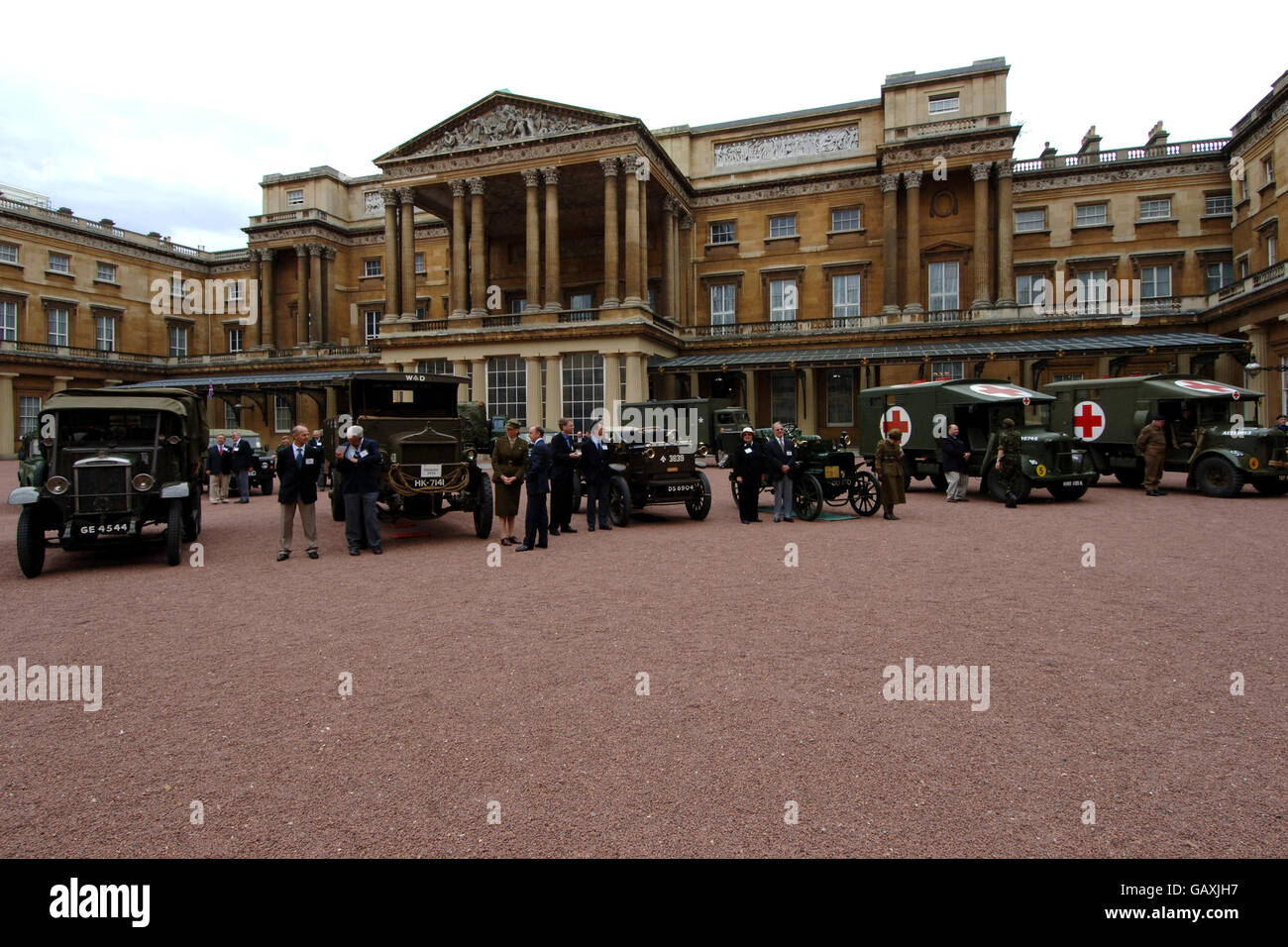 Vintage vehicles used by first aid nursing yeomanry wwii hi-res stock ...