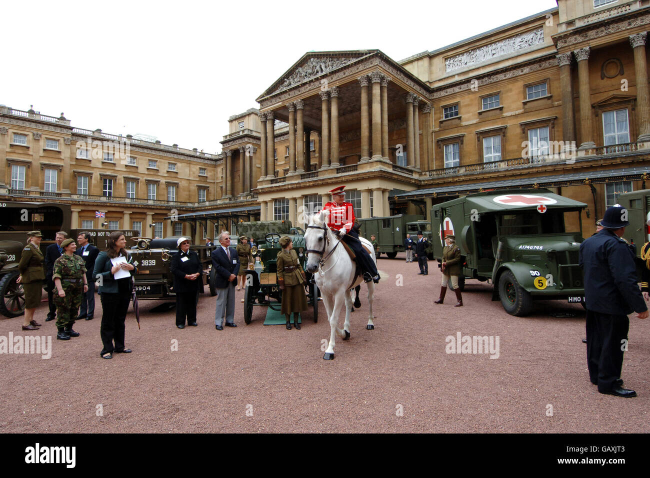 Vintage vehicles used by first aid nursing yeomanry wwii hi-res stock ...