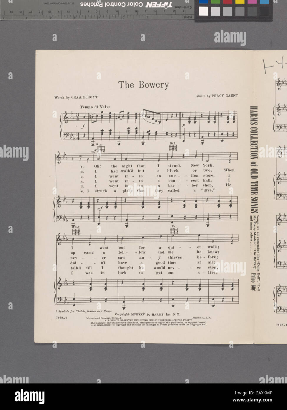 The Bowery is a famous street in Lower Manhattan, New York ...