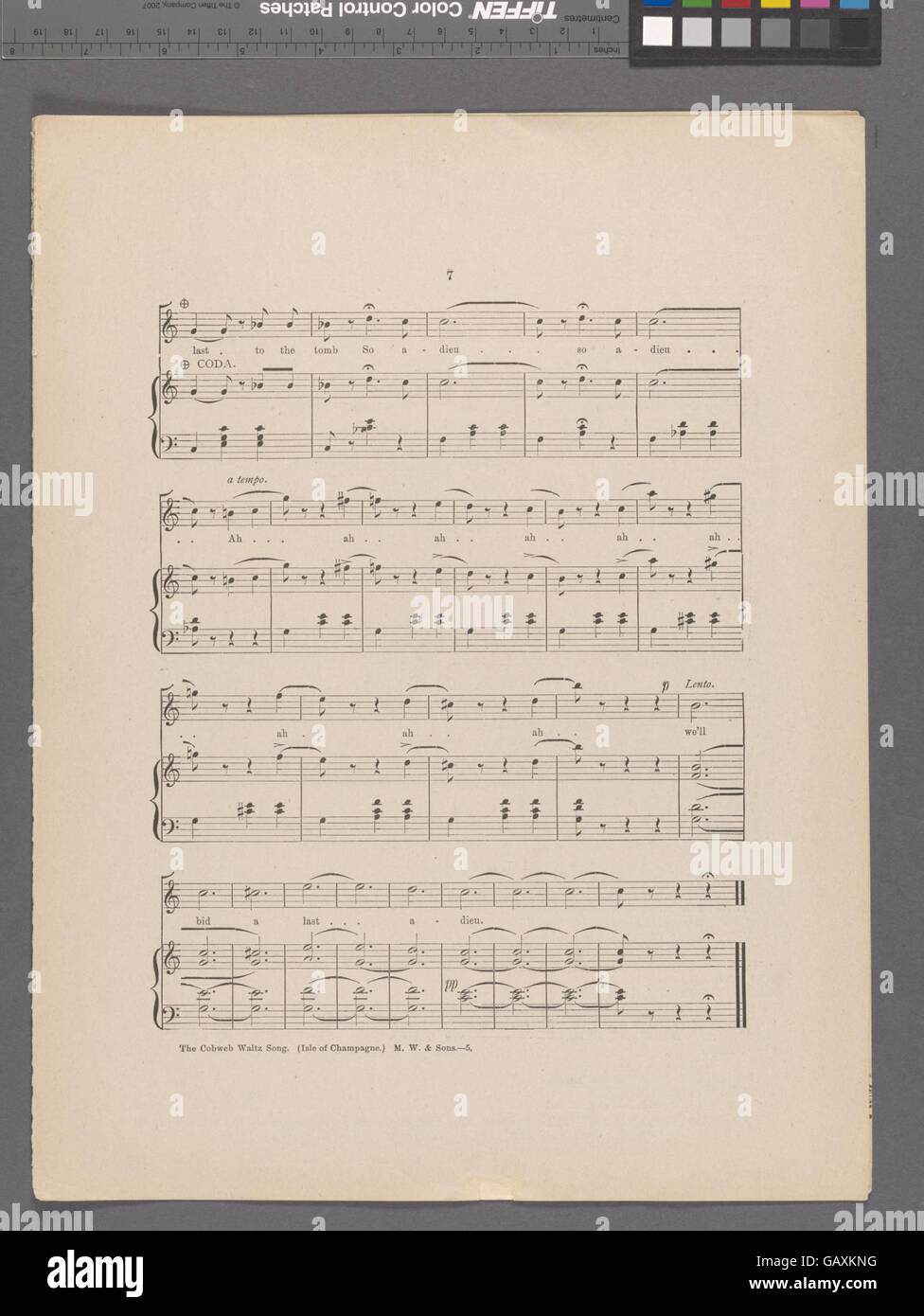 The 'Cobweb Waltz' is a song likely associated with a waltz dance ...