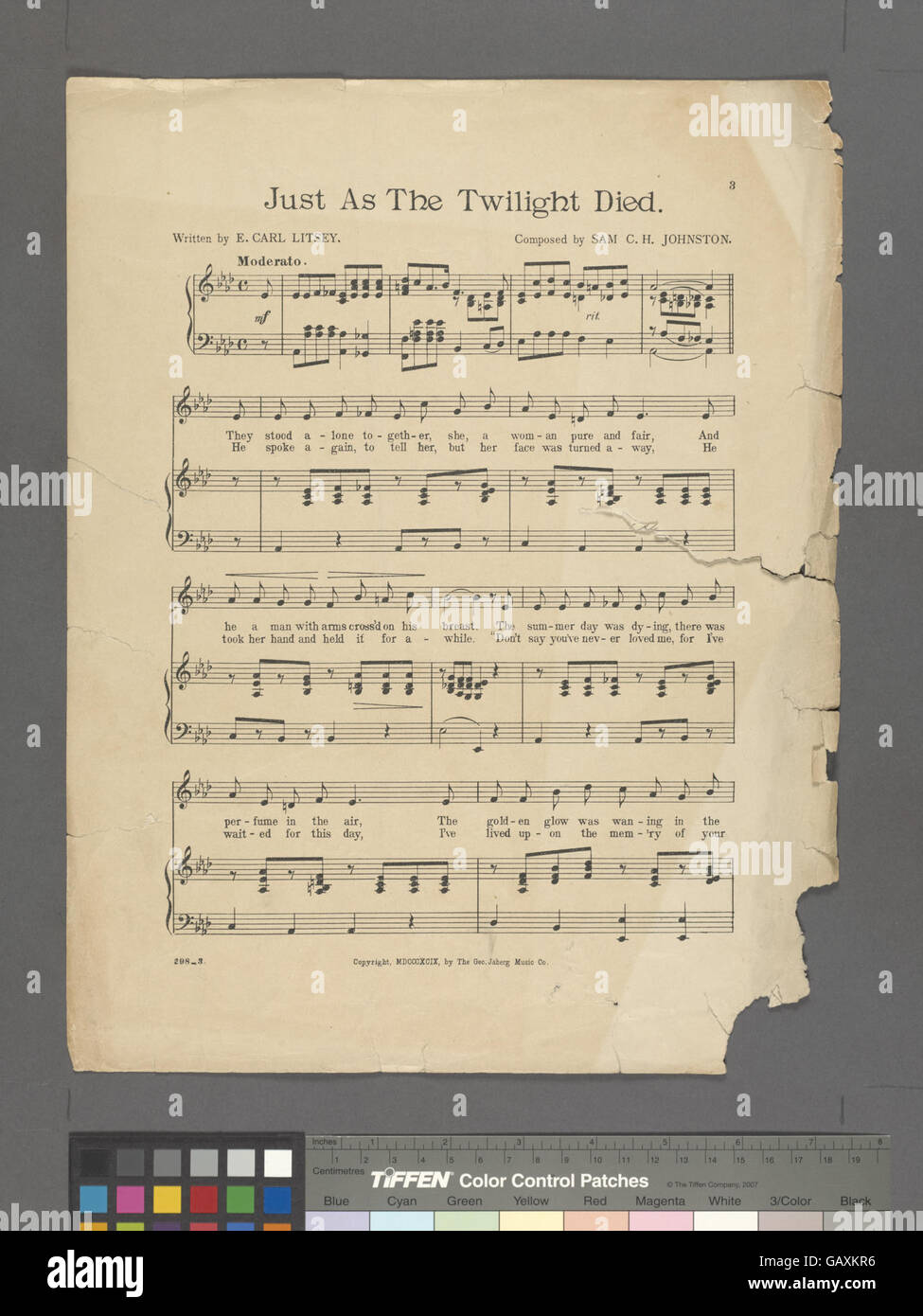 'Just as the twilight died' evokes a sense of a fading moment ...