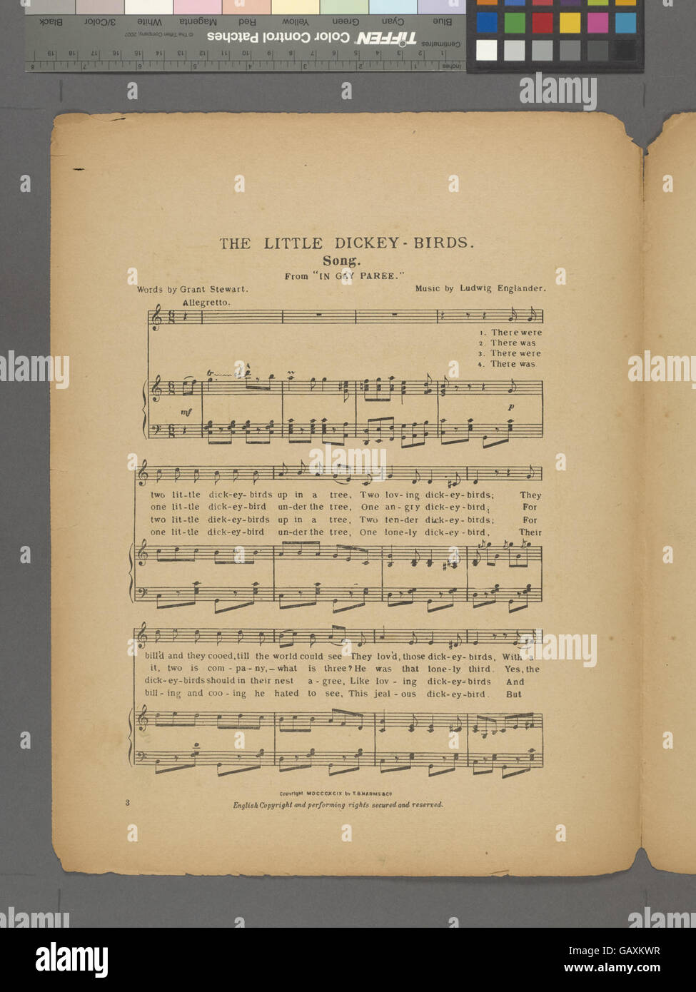 'The Little Dickey-Birds' is likely a playful song or rhyme, possibly ...