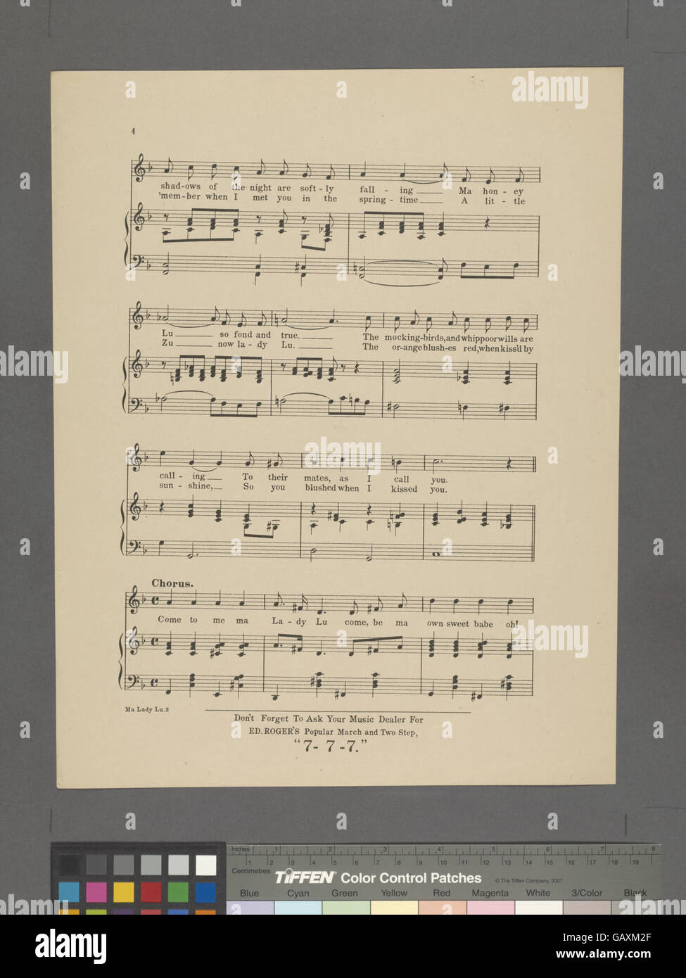 'Ma Lady Lu' is likely a folk song or cultural piece, possibly ...