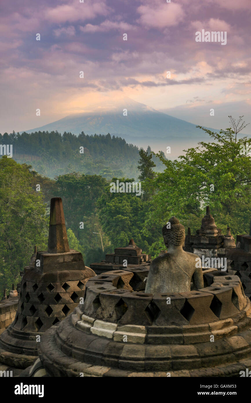 Indonesia Central Java Yogyakarta Borobudur Ancient Buddhist temple ...