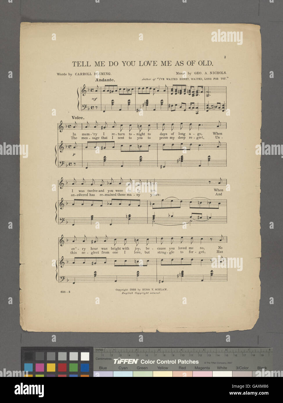 'Tell Me Do You Love Me As of Old' is a song reflecting themes of ...